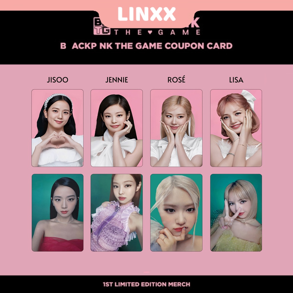 Linxx โปสการ์ดอัลบั้ม BlackPink BPTG Lomo Card Kpop 4 ชิ้น | Shopee ...
