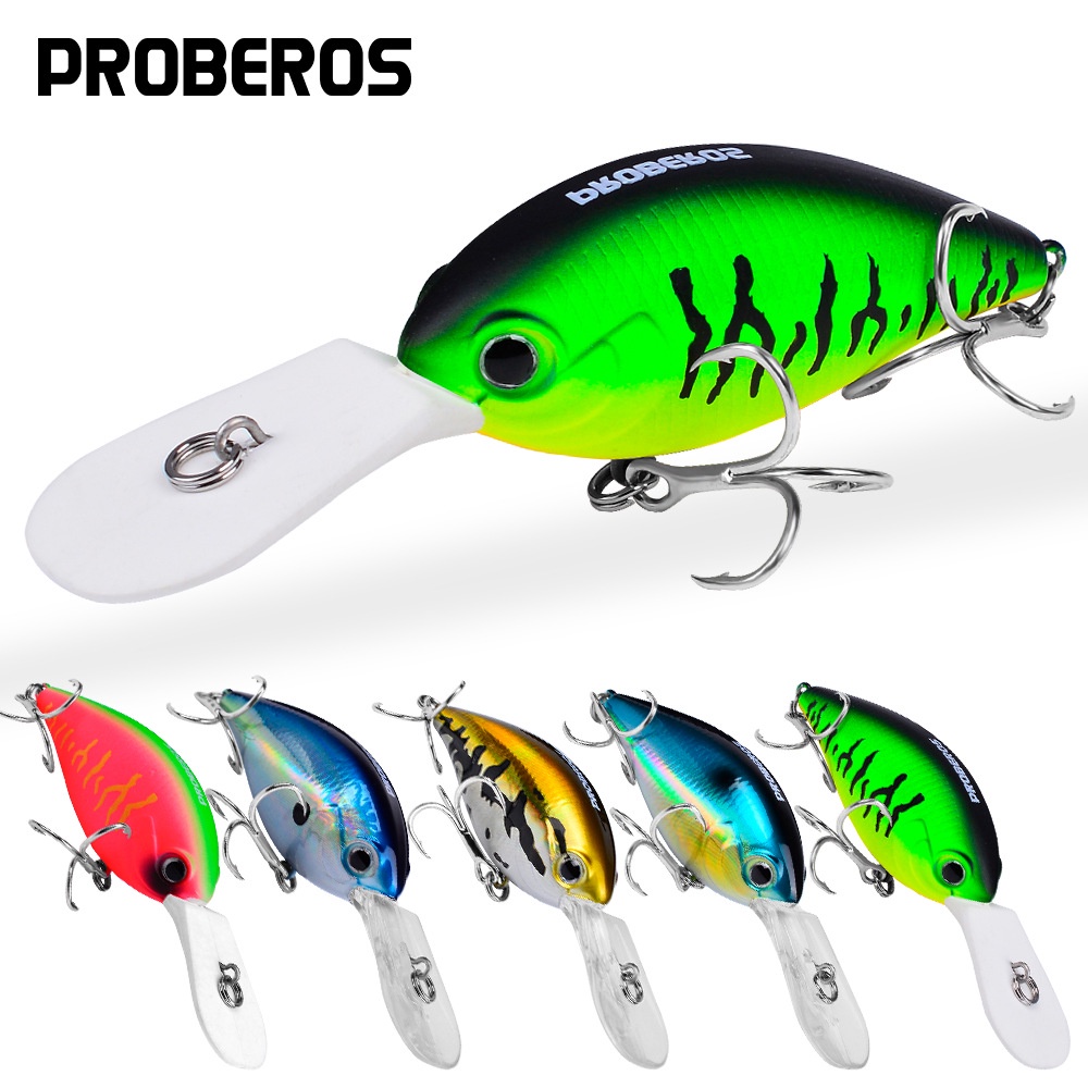 Proberos เหยื่อตกปลา 10.5 ซม. 15 กรัม พร้อมตะขอตกปลา | Shopee Thailand