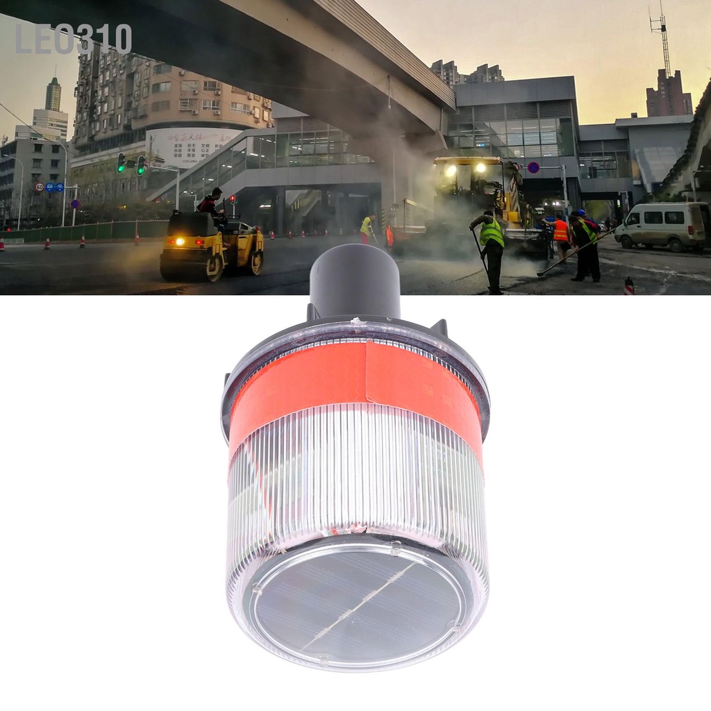 Leo310 ไฟเตือนการจราจรพลังงานแสงอาทิตย์ LED Waterproof Easy Move ...