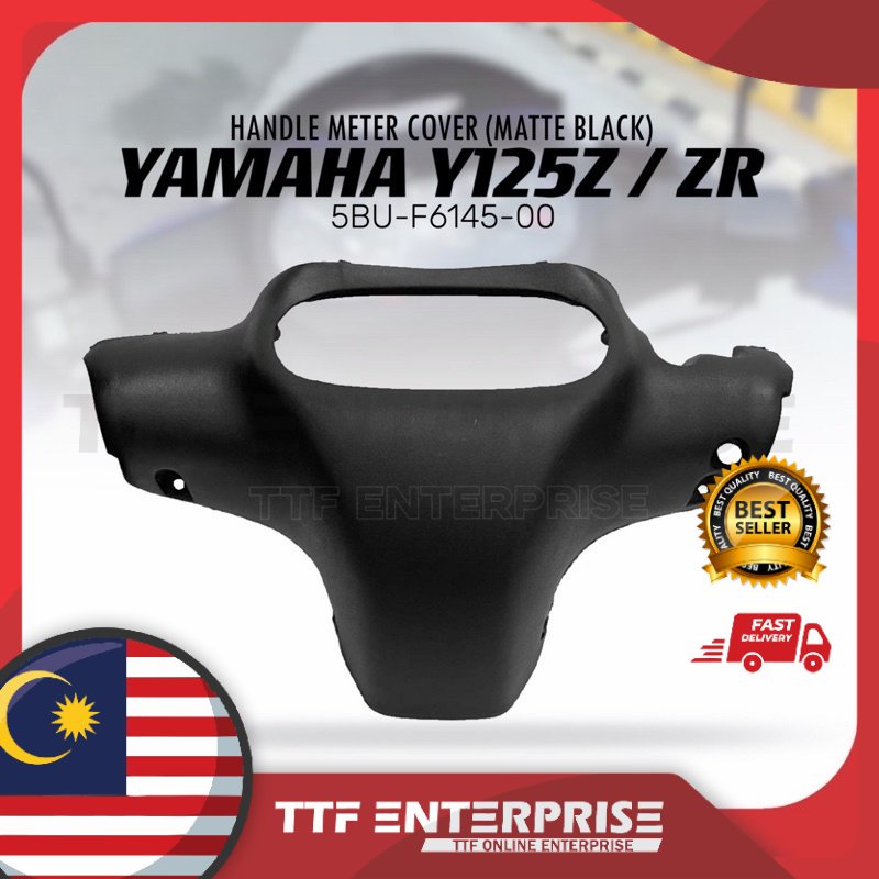 ฝาครอบมือจับมิเตอร์ สีดํา สําหรับ YAMAHA Y125Z Y125ZR 5BU-F6145-00 ...