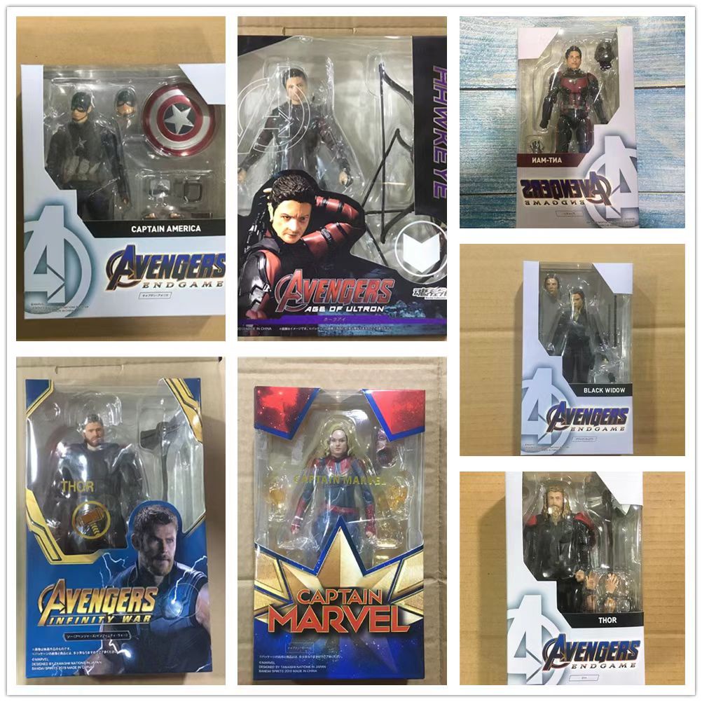 ฟิกเกอร์ The Avengers 4 Shf Captain Marvel Iron Man Captain America ... ฟิกเกอร์ The Avengers 4 Shf Captain Marvel Iron Man Captain America ...