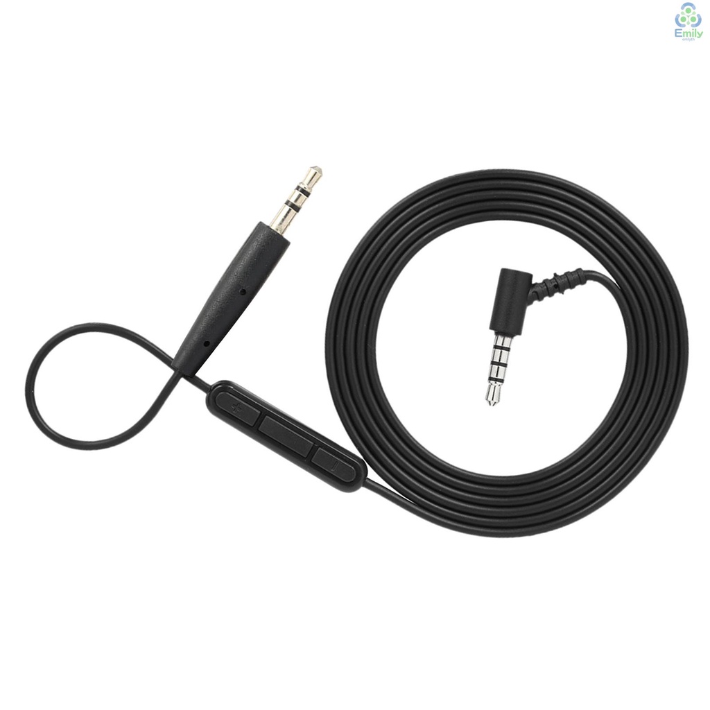 สายเคเบิลเสียง 3.5 มม. เป็น 2.5 มม. สําหรับหูฟัง BOSE OE2 พร้อมไมโครโฟน ...