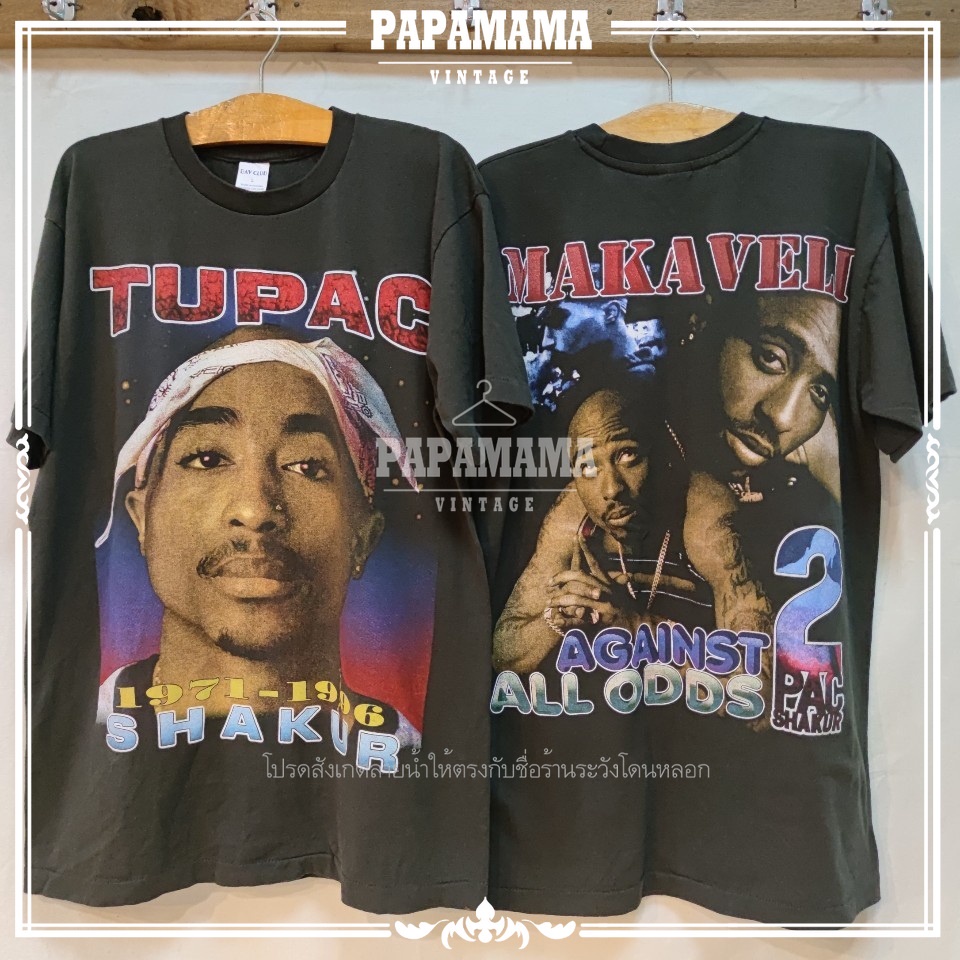 GOOD TY[ 2PAC ] TUPAC SHAKUR 1971-1996 tag BAYCLUB เสื้อวง เสื้อทัวร์ ...