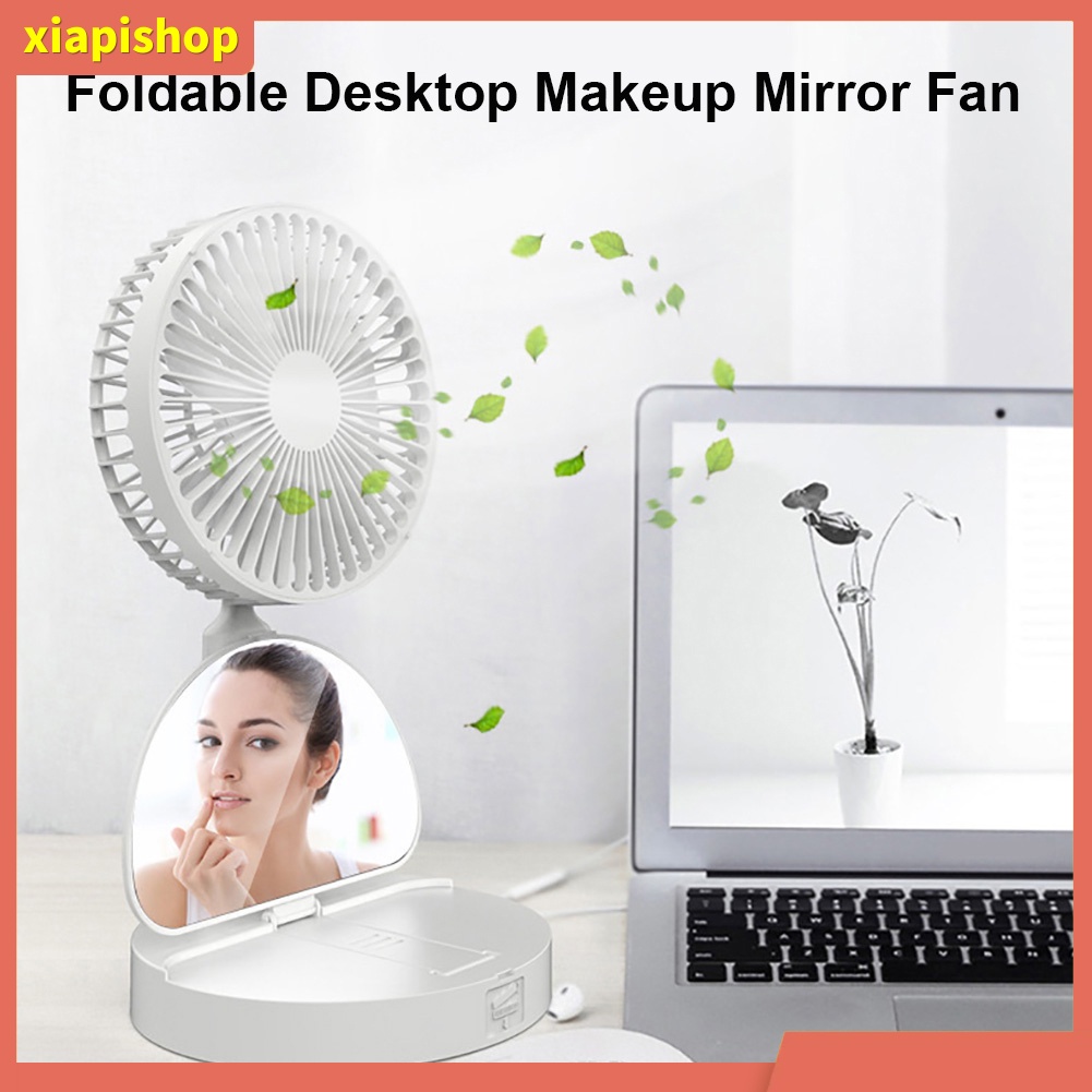 {XIAPI} พัดลมระบายความร้อน ปรับมุมได้ แบบตั้งโต๊ะ ขนาดเล็ก พับได้ ชาร์จ ...