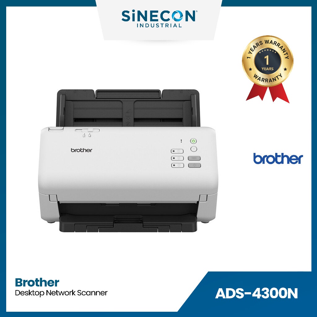 Brother บราเดอร์ เครื่องสแกนเอกสาร ADS-4300N High-speed network desktop ...