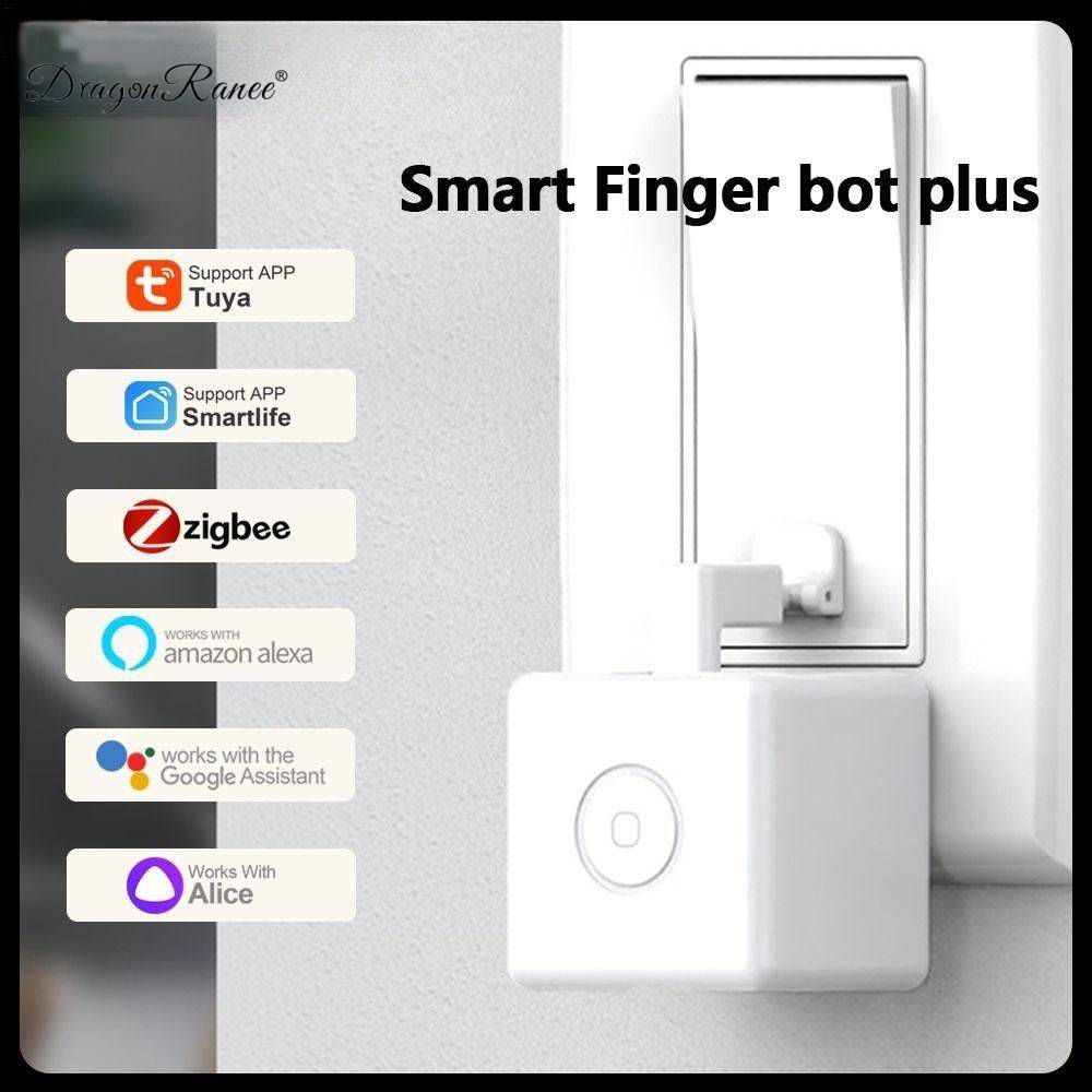 รีโมทคอนโทรล Fingerbot Plus Fit Zigbee Tuya ปุ่มทางกายภาพ Pusher App ...