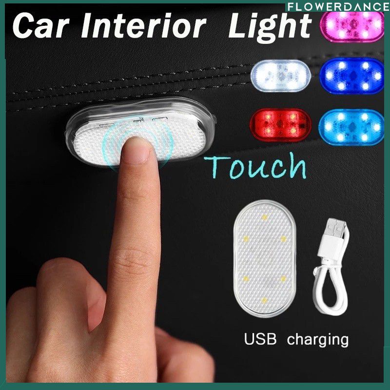 Mini Light Touch Ambient Light Auto Roof Ceiling Reading Lamp Led Car ...
