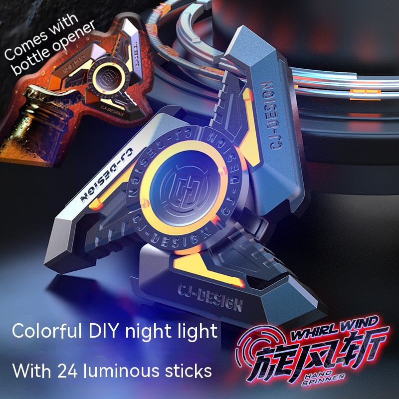 Cyclone Cut Series โลหะ Fidget Spinner Seiko การผลิต Decompression ของ ...