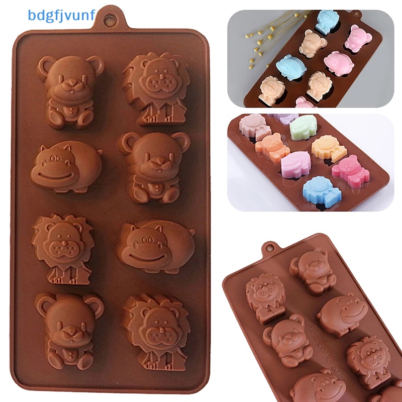 Bdgf แม่พิมพ์ซิลิโคน รูปสัตว์ สิงโต หมี สําหรับทําสบู่ ช็อคโกแลต เค้ก ...