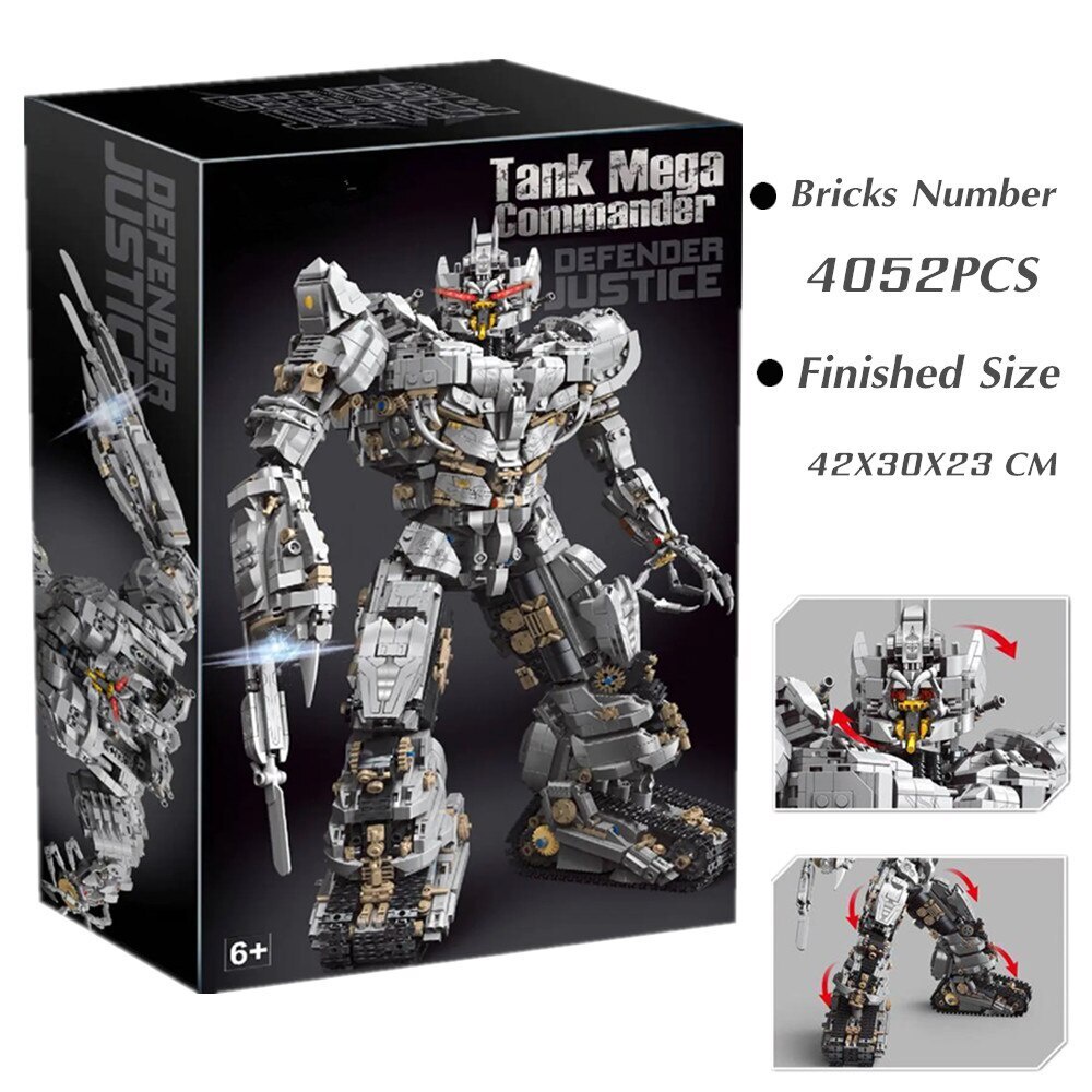 4052PCS Transformation Megatrons Mega Commander Deformation Robot ...