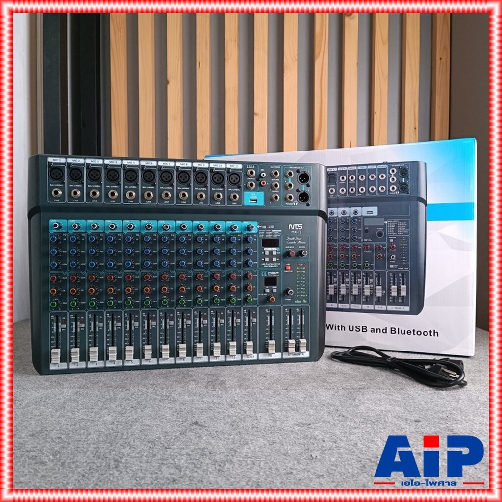 NTS MX13 MIXER บูลทูส เอฟเฟค มิกซ์ MX 13 MX-13 เครื่องปรับแต่งเสียง ...