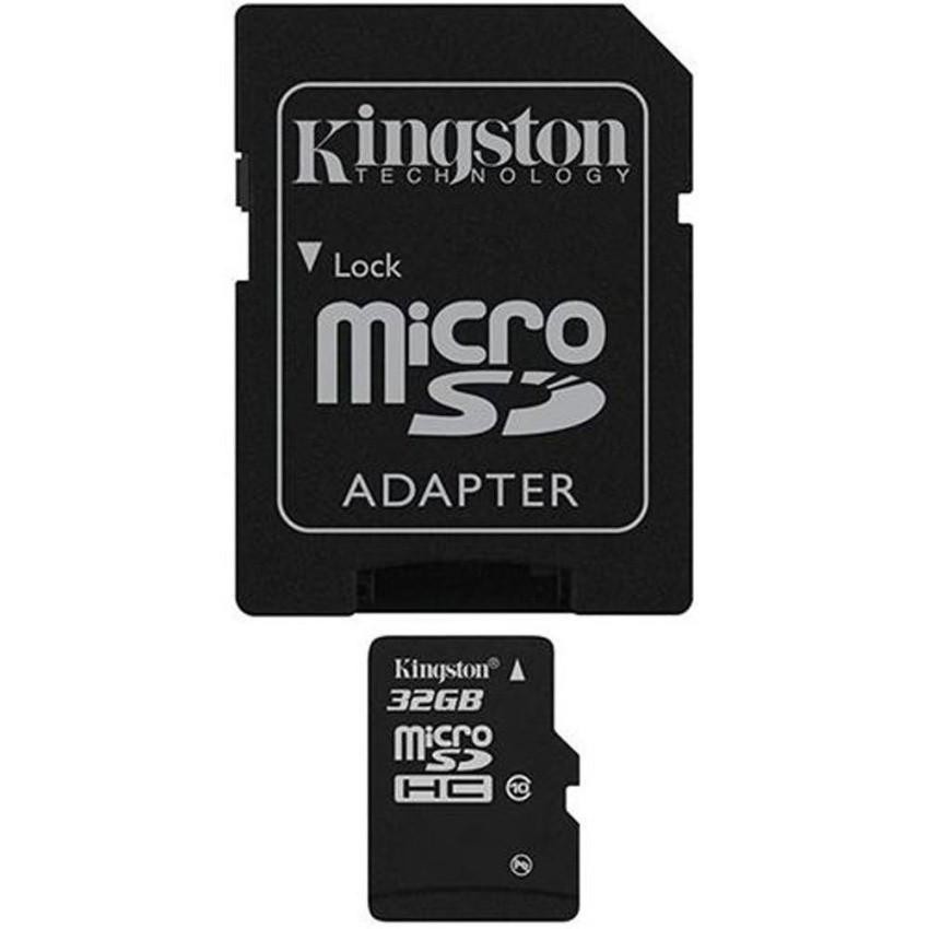 ของแท้ Kingston Micro SD Card Class10 ขนาดความจำ 32 GB with Adapter แท้ ...