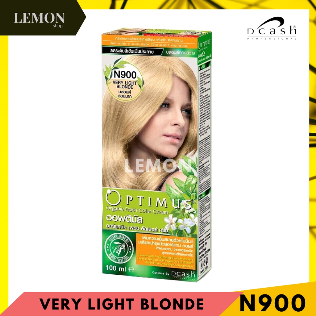 Dcash Optimus Color Cream 100ml (Natural,Brown,Master Color) ดีแคช ออพติมัส คัลเลอร์ ครีม (โทนสี ...
