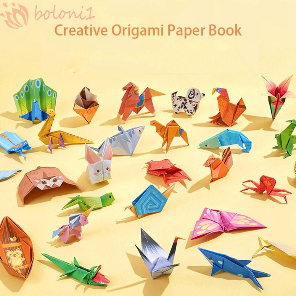 [COD] Origami หนังสือกระดาษ 3D แฮนด์เมด พับได้ ของเล่นเสริมการเรียนรู้ ...