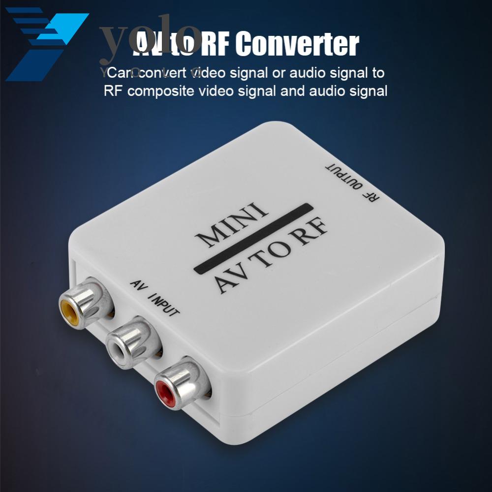 Yolo RCA AV เป็นตัวแปลง RF สวิตช์ทีวี RCA เป็น RF AV เป็นเครื่องขยาย ...