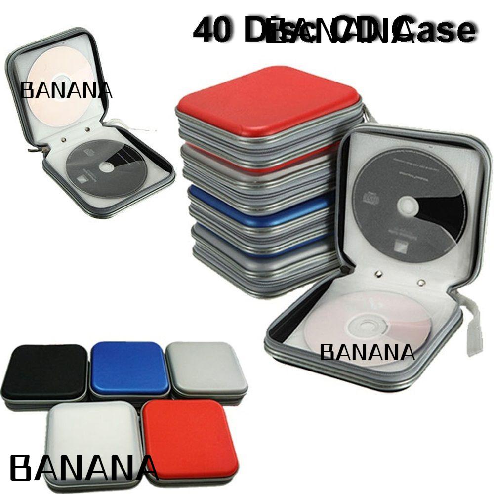 BANANA1 กระเป๋าเคส แบบแข็ง สองด้าน สําหรับใส่แผ่น CD DVD 40 แผ่น | Shopee Thailand
