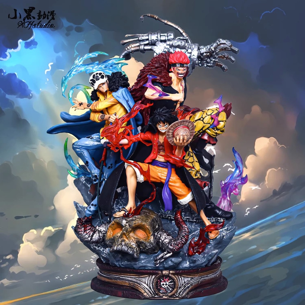 โมเดลฟิกเกอร์ One Piece LX Three Captain Onishima Luffy Kiddro เหมาะกับ ...