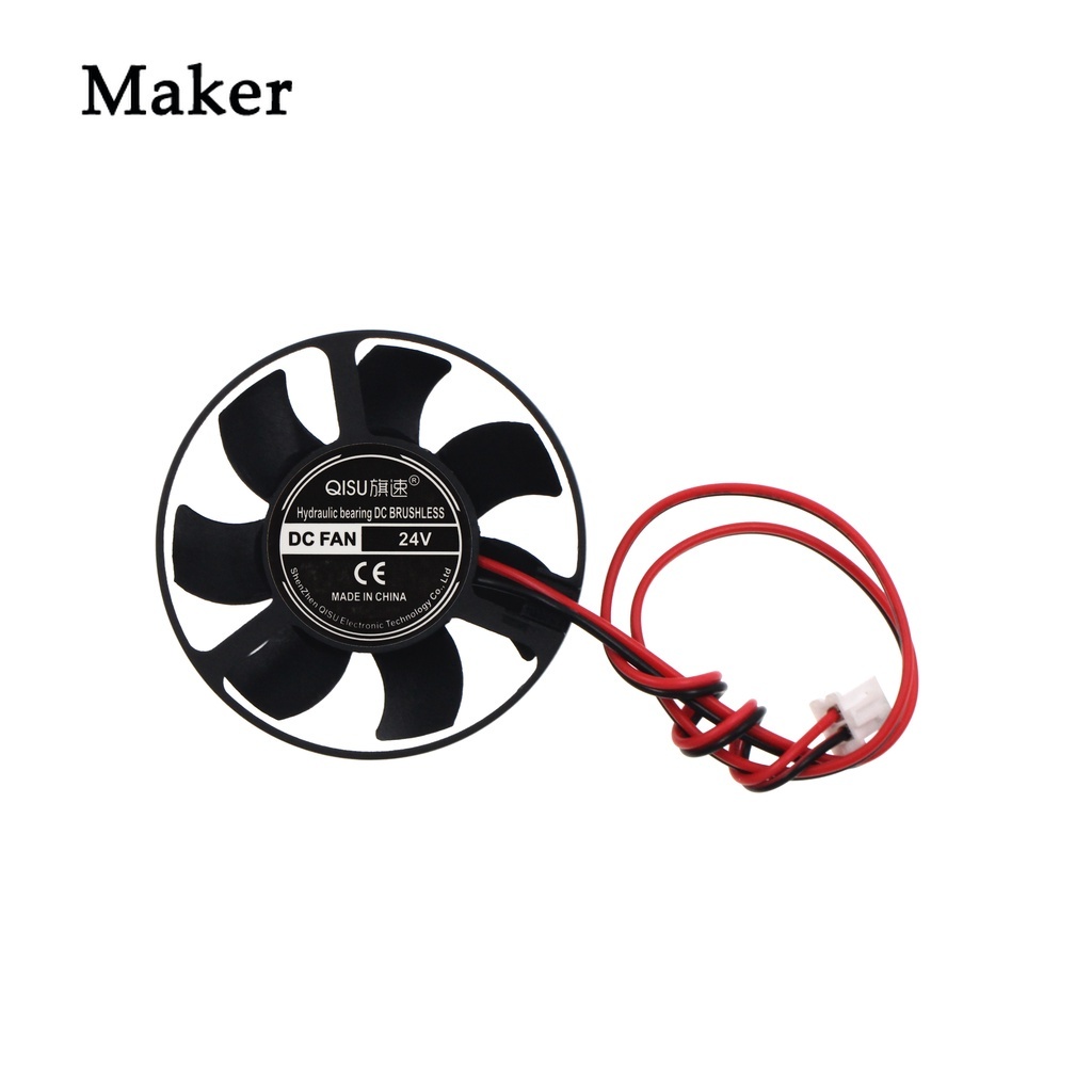 พัดลมระบายความร้อน DC ไร้แปรงถ่าน 5010 5V 12V 24V โวลต์ 50x12 มม. สําหรับฮีทซิงค์ หม้อน้ําระบาย ...