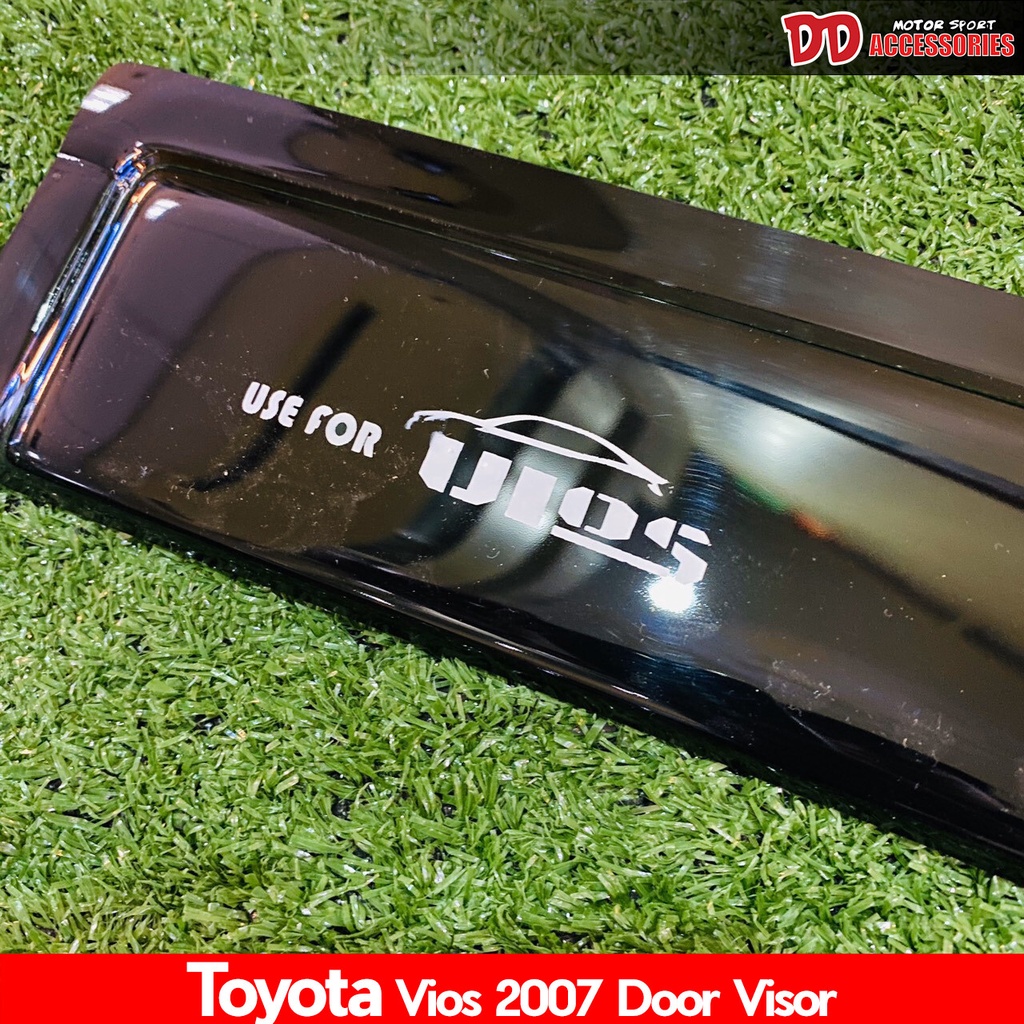 กันสาด vios 2007 2008 2009 2010 2011 2012 สีดำ | Shopee Thailand
