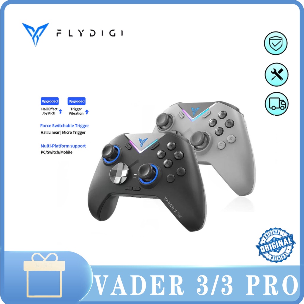 Flydigi Vader 3/3 Pro ตัวควบคุมเกม แบบโหมดคู่ หกแกน รองรับ PC/NS/Mobile ...