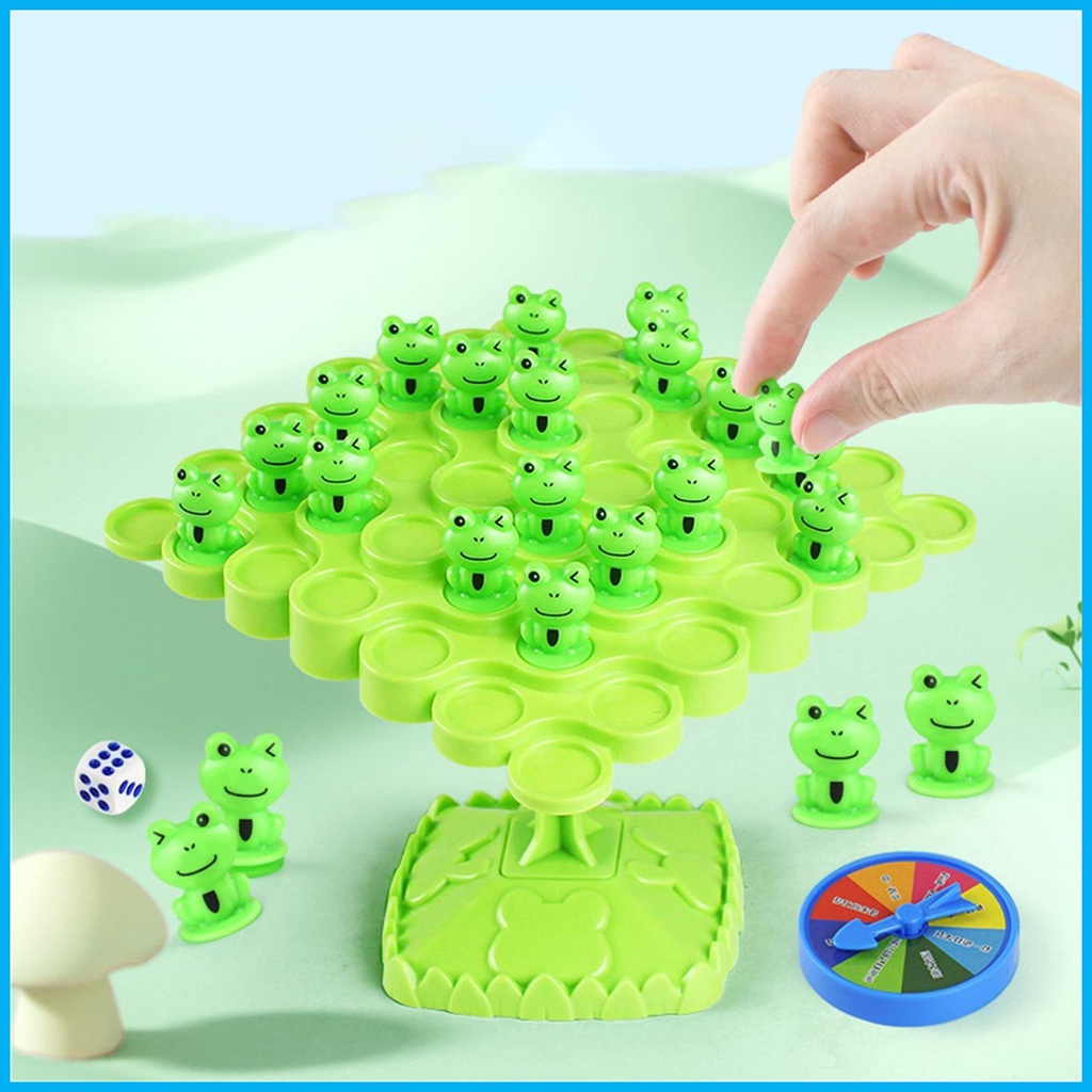 เกมกระดานสมดุลคณิตศาสตร์ นับจํานวนต้นไม้ กบ เกมของเล่นเพื่อการศึกษา ของ ...