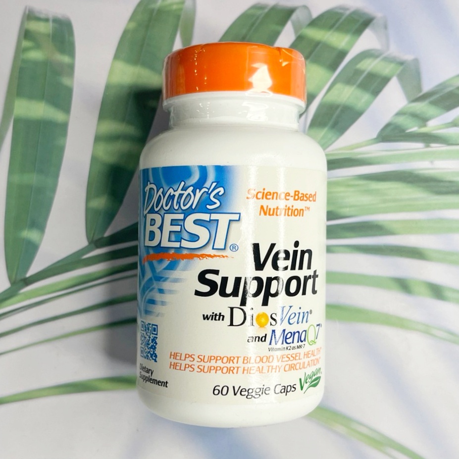 (Doctor's Best®) Vein Support with Dios Vein and VitaminK2 MenaQ7, 60 ...