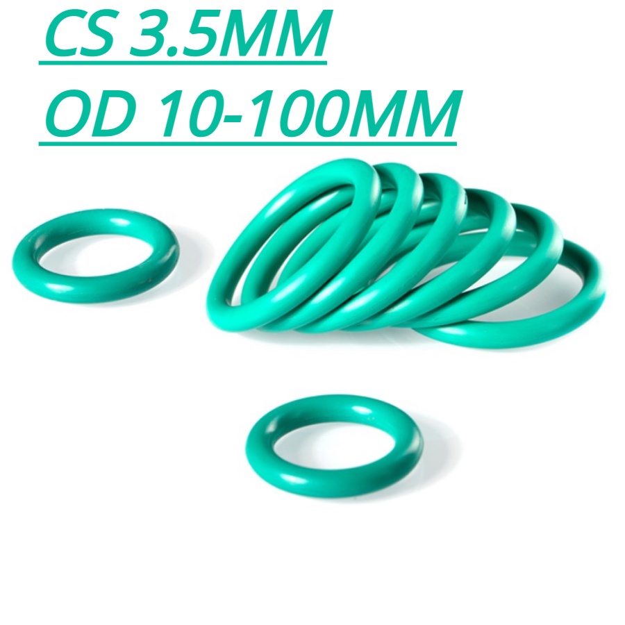 [KZS] โอริงยางฟลูออไรด์ FKM สีเขียว OD10~95 มม. x Cs3.5 มม. | Shopee Thailand