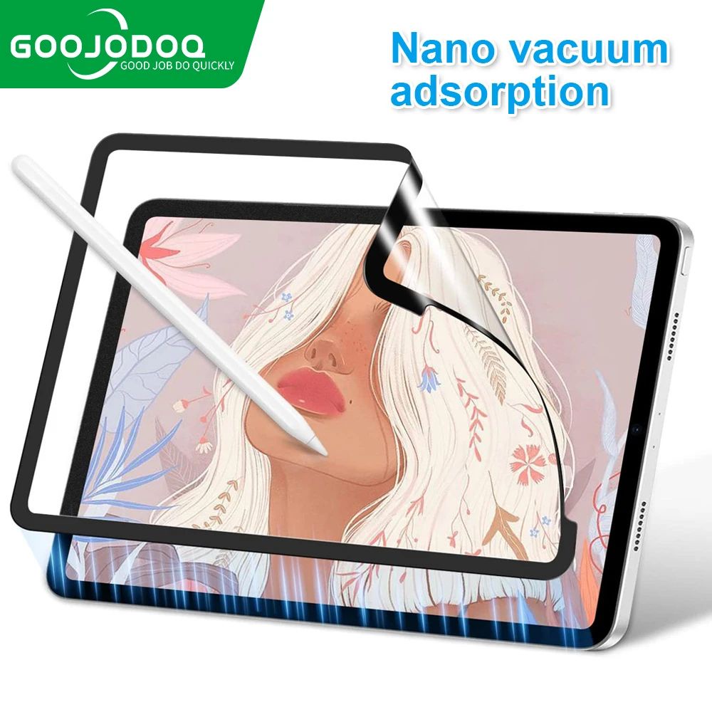 GOOJODOQ Like Paper Screen Protector Film For iPad Pro 11 Air 5 4 10.2 ...