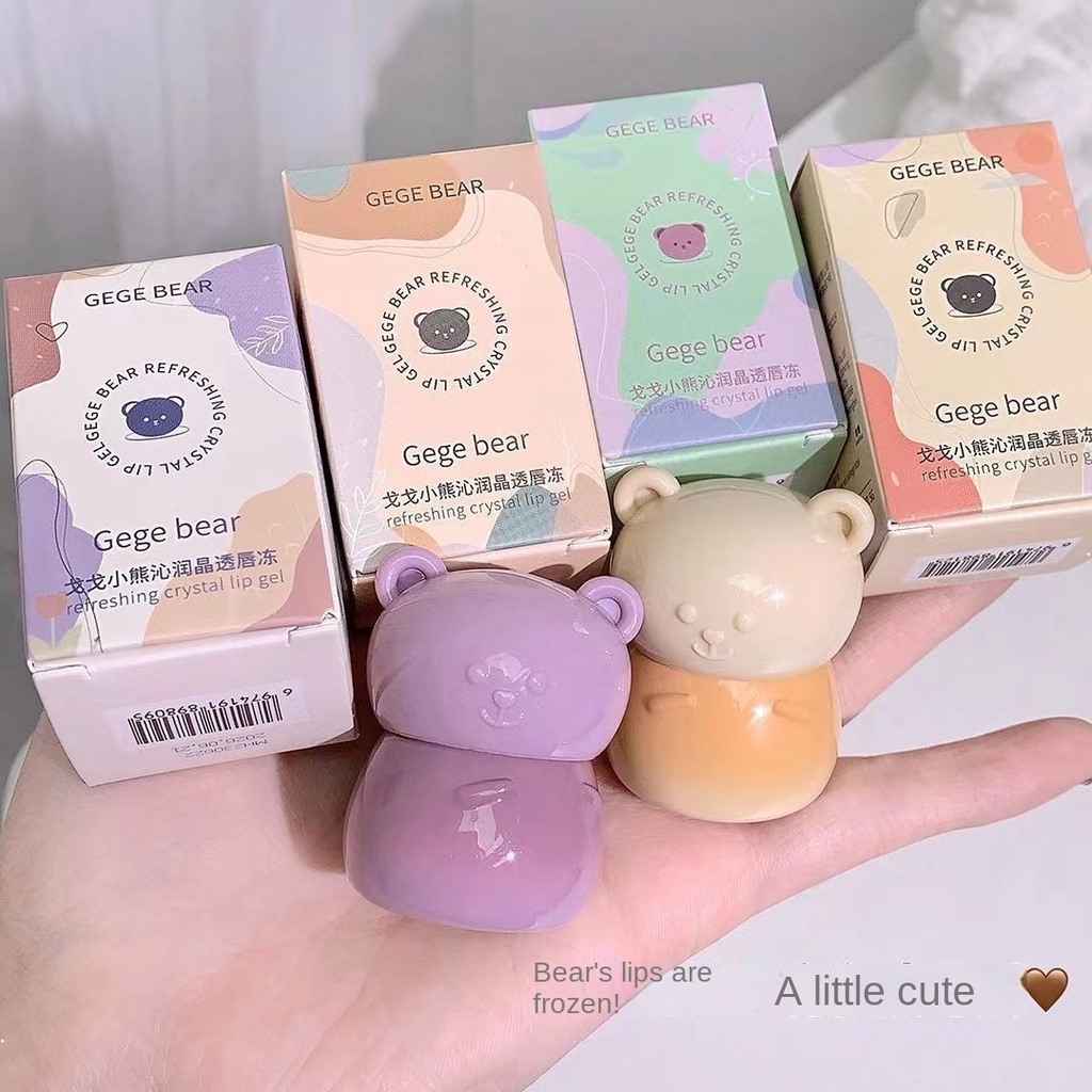 Gege Bear Little Bear ลิปสติก ลิปกลอส เพิ่มความชุ่มชื้น กันน้ํา ติดทนนาน | Shopee Thailand