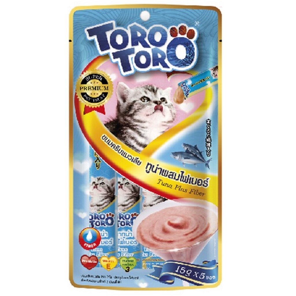 แมวเลีย Toro Toro, plus, super food ครีม ขนม แมวเลีย สูตรปกติ สูตร Plus ...