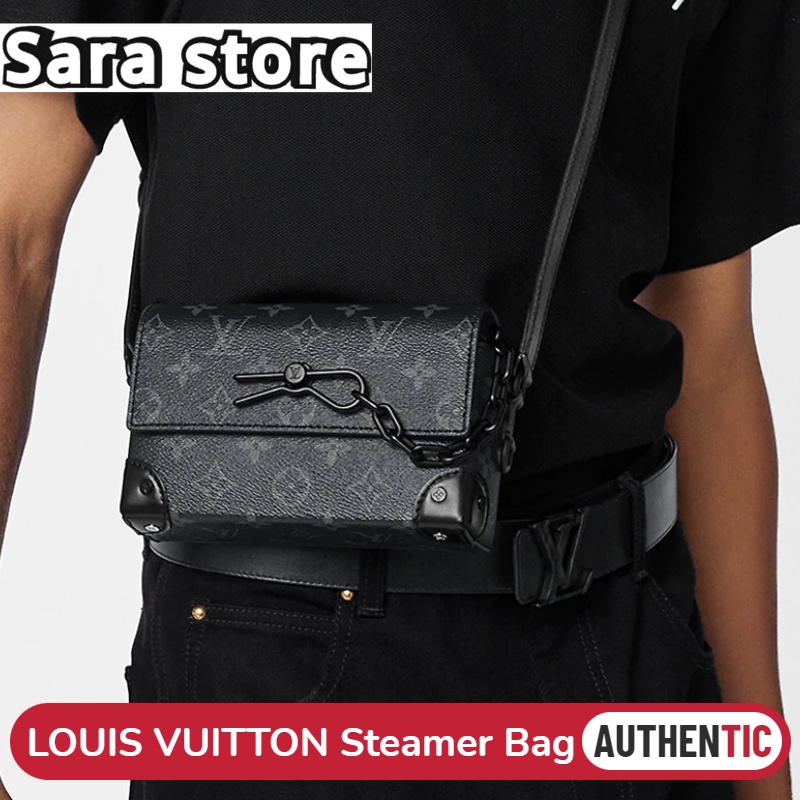 หลุยส์วิตตอง Louis Vuitton STEAMER MINI BAG Embossed calfskin shoulder ...