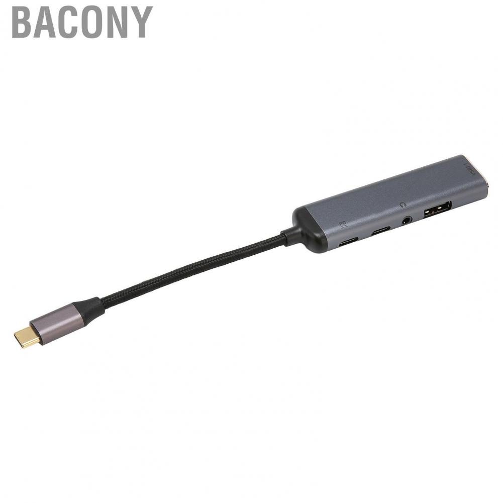 Bacony Type C Docking Station Type C Hub PD Fast Charging 4K 3840x2160 ...