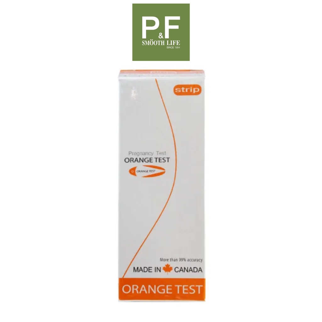 Orange Test Pregnancy Test Strip ชุดตรวจการตั้งครรภ์แบบจุ่ม บรรจุ 1 ชุด ...