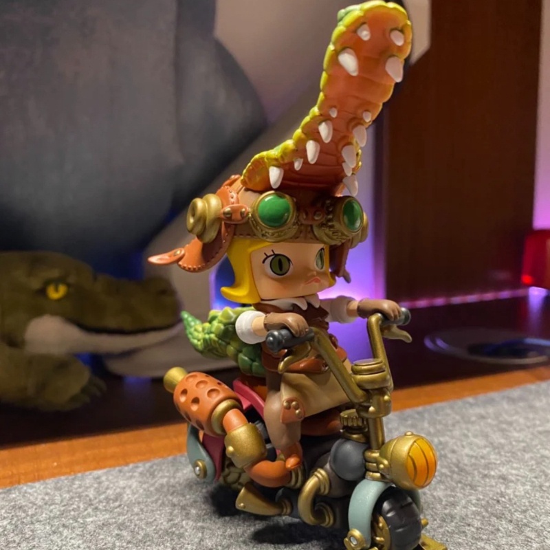 ของแท้POPMART Molly Steam Punk Animal Bike Series Secret ซ่อนรูปและชุด ...