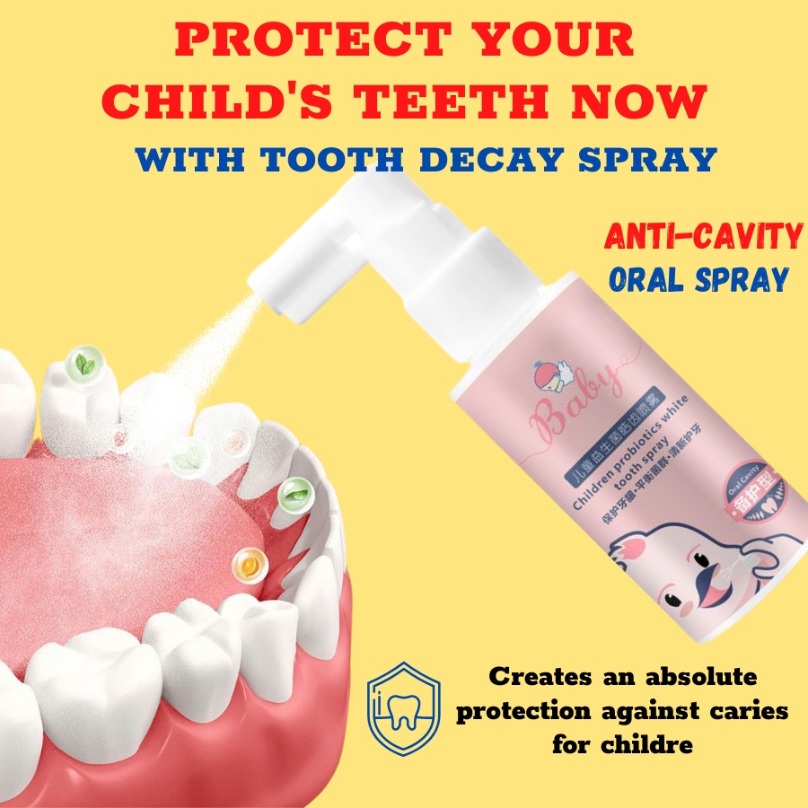 Anti Cavity Oral Spray For Kid Probiotic Oral Cleansing Spray Prevents ...
