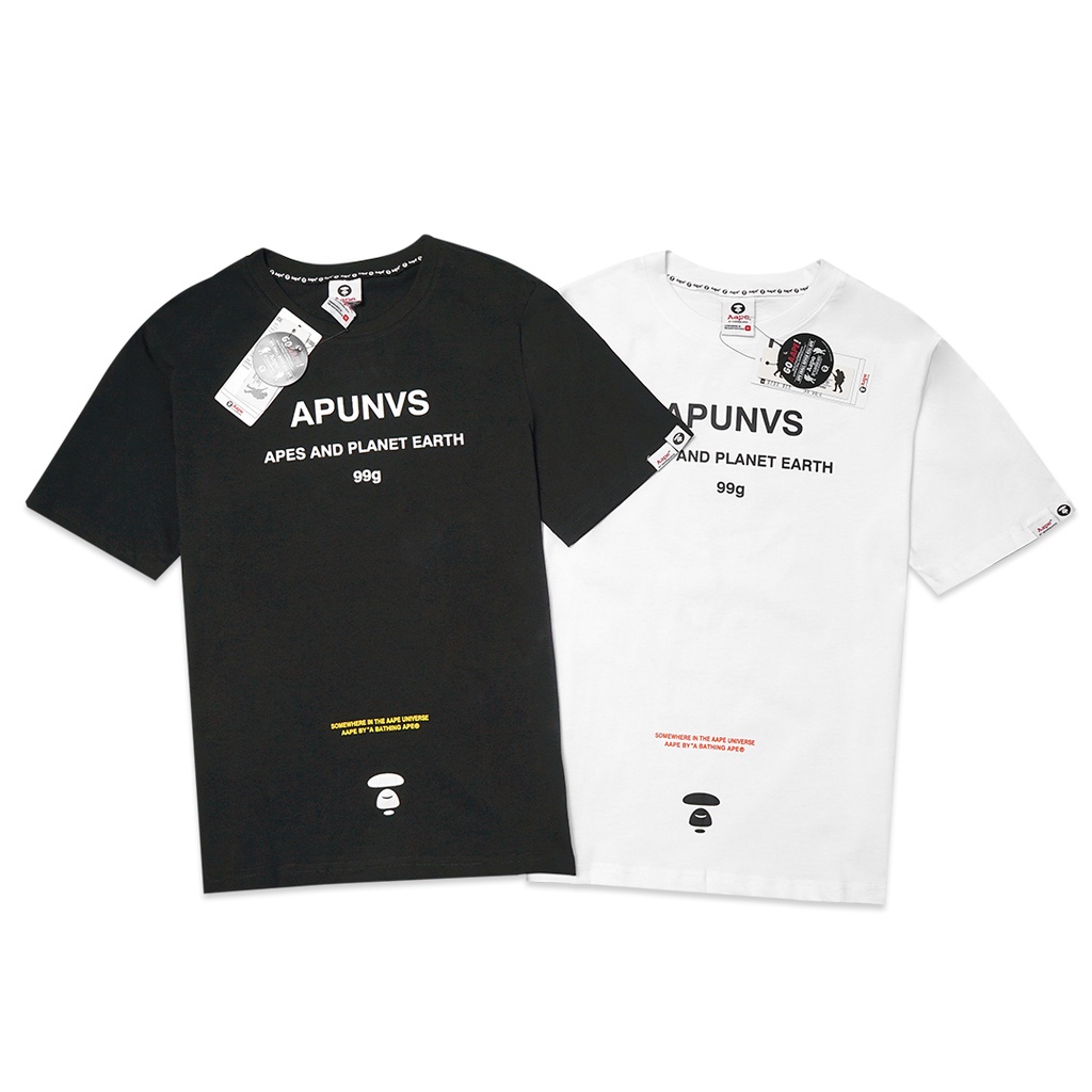 เสื้อยืด Aape by A Bathing Ape Apunvs Text | Shopee Thailand