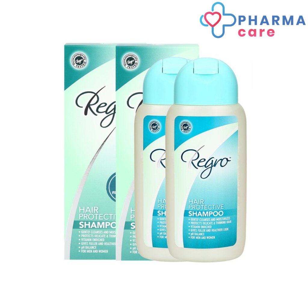 (แพค 2 ขวด) Regro Hair Protective Shampoo รีโกร แฮร์ โพรเทคทีฟ แชมพู ...