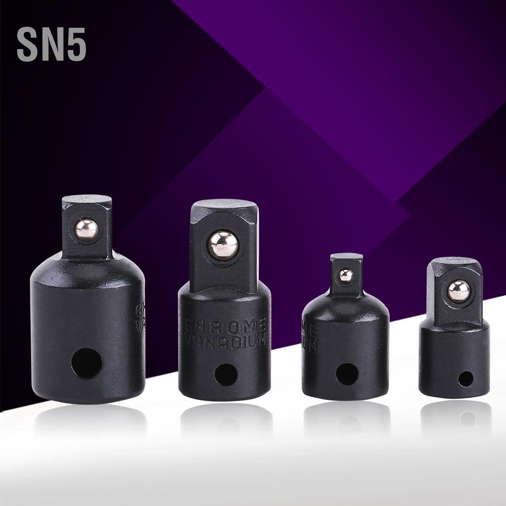 SN5 4 ชิ้นซ็อกเก็ตไขควงแปลงตั้ง 1/2" 3/8" 1/4" อะแดปเตอร์ประแจซ็อกเก็ต | Shopee Thailand