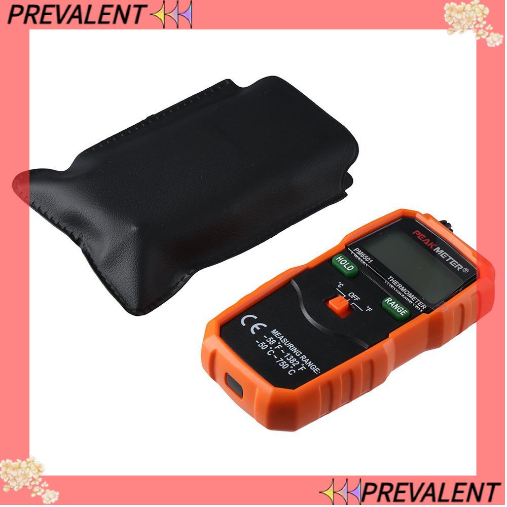 Preva เครื่องวัดอุณหภูมิ หน้าจอ LCD ดิจิทัล ขนาดเล็ก K Type เครื่องมือทดสอบ นับ 2000 PM6501 ...