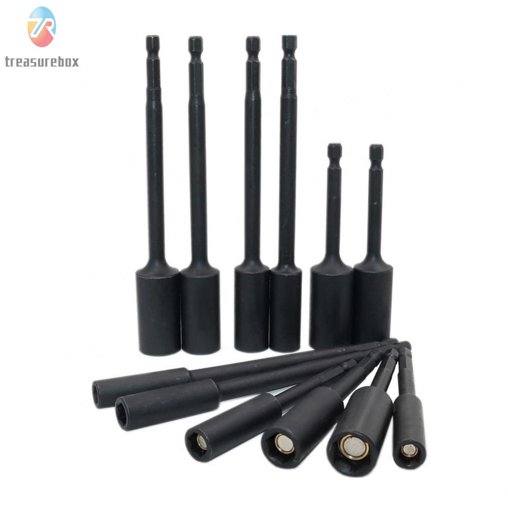 【TRSBX】Pneumatic Drill Magnetic Retractable Hex Socket Nut Driver Bit ...