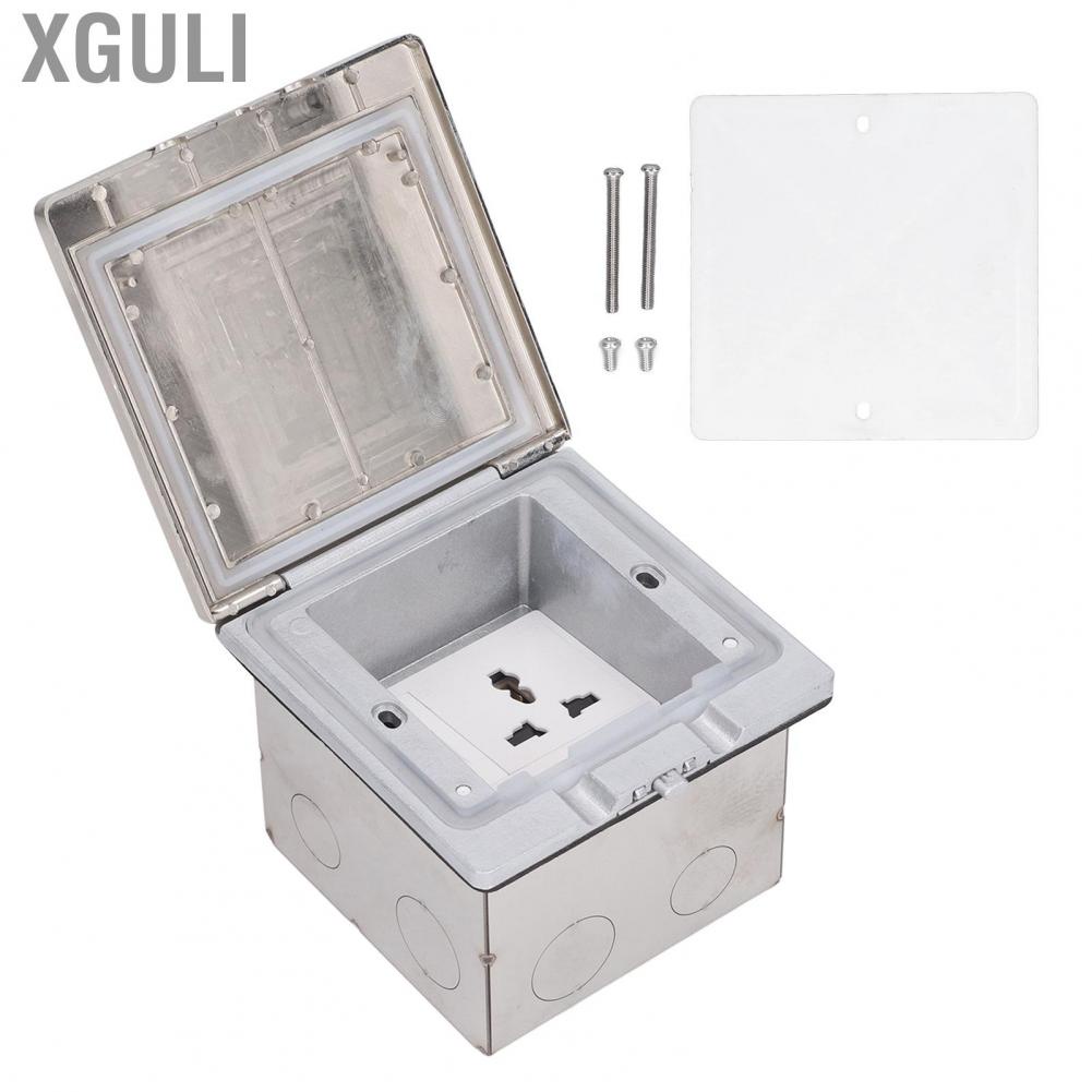 Xguli Floor Power Socket AC250V Silver Recessed Power Socket for Home ...
