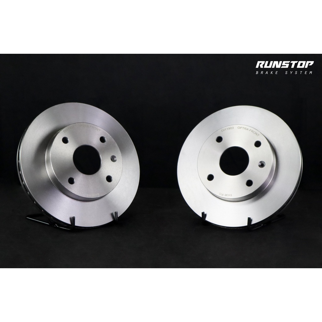RUNSTOP รันสตอป brake disc จานเบรคหน้า แบบเรียบ ขนาดเดิม256 CHEVROLET ...