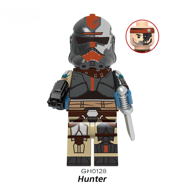 ของเล่นตัวต่อฟิกเกอร์ Space Wars Wrecker Clone Trooper Commander Cody ...