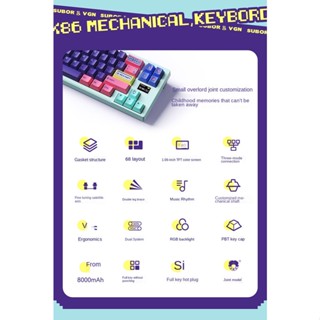 VGN X68 overlord the third mock examination mechanical keyboard PBT ...