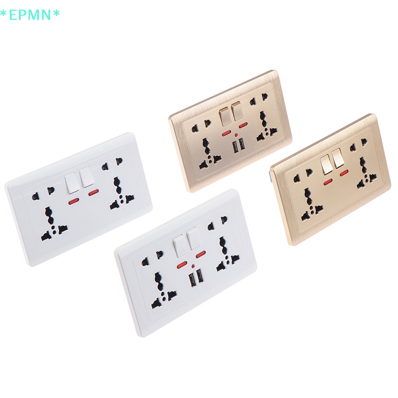 Epmn> ซ็อกเก็ตชาร์จ USB 5 รู 2.1A แบบคู่ | Shopee Thailand