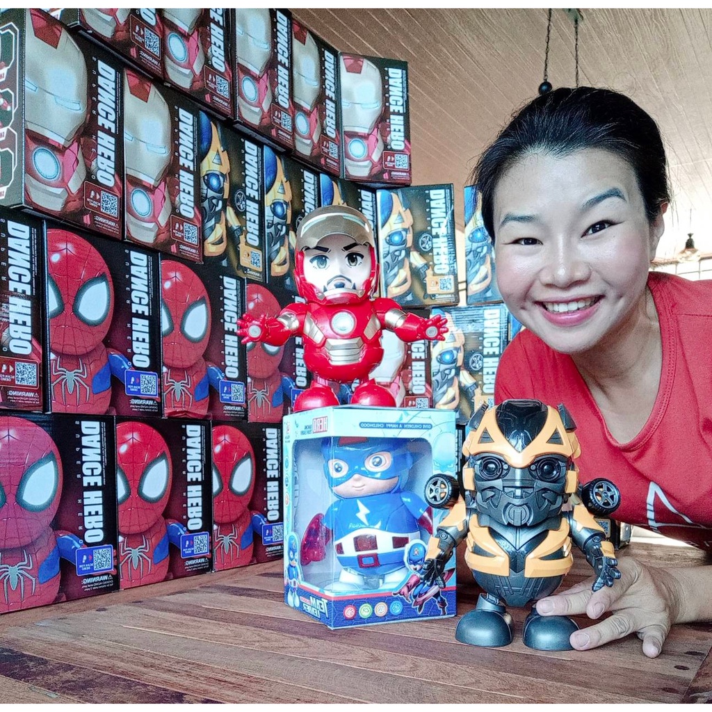ตัวเลือกด้านใน (1 ตัว) 3D DANCE HERO หุ่นเต้น หุ่นยนต์เต้น ตุ๊กตา ของ ...