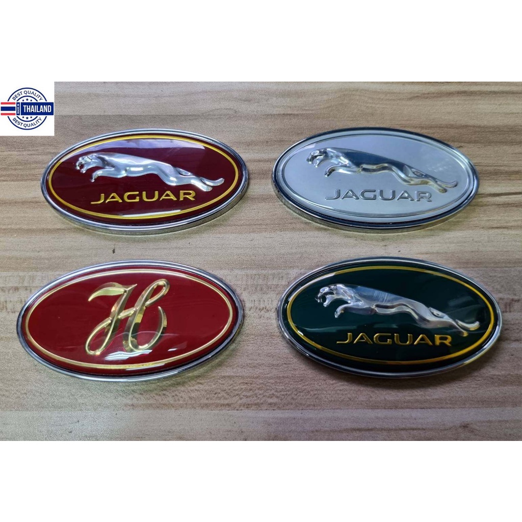 เพจโลโก้ เสือจากัวร์ แต่งภายนอกรถทั่วไป ขนาด 9 * 5 cm JAGUAR H badge ...
