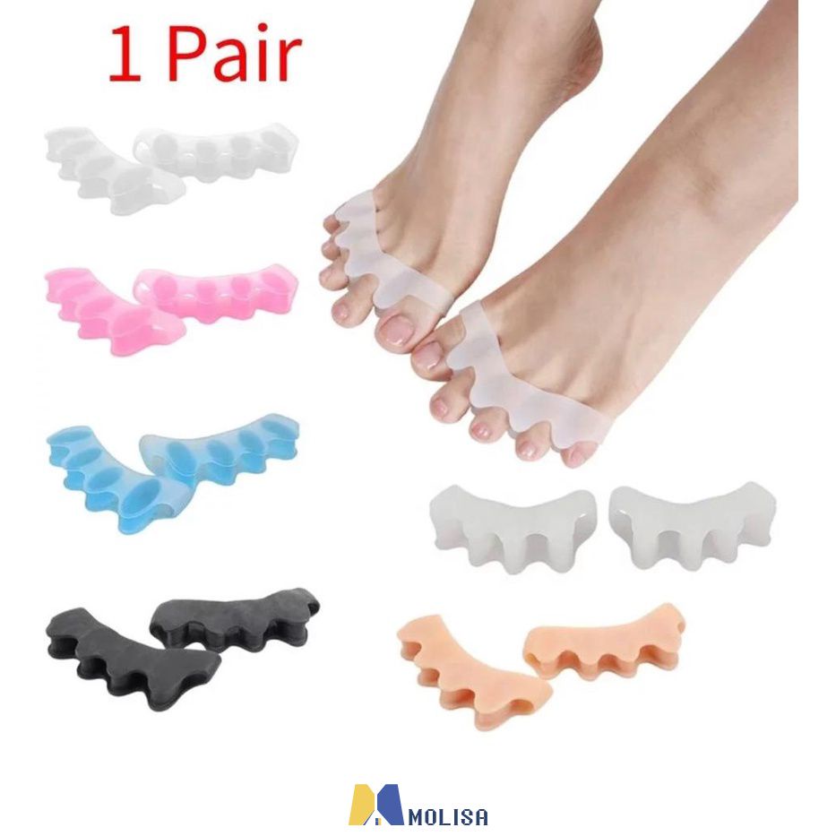 Bunion Corrector,toe Separators,big Toe Spacer เหมาะสำหรับตาปลาและนิ้วเท้าเหลื่อม MOLISA MOLISA ...