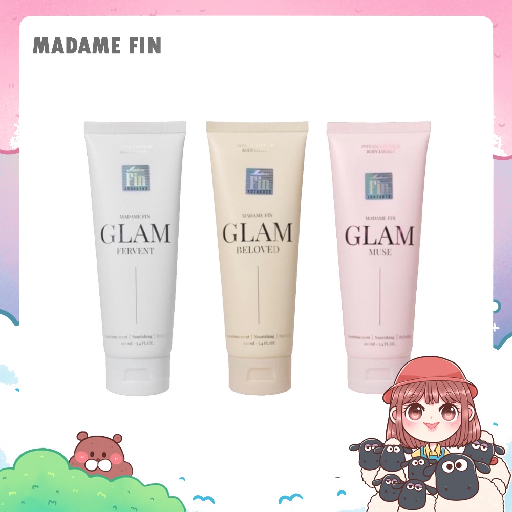 MADAME FIN LOTION GLAM มาดามฟิน โลชั่นน้ำหอม รุ่นGLAM (240ml./หลอด ...