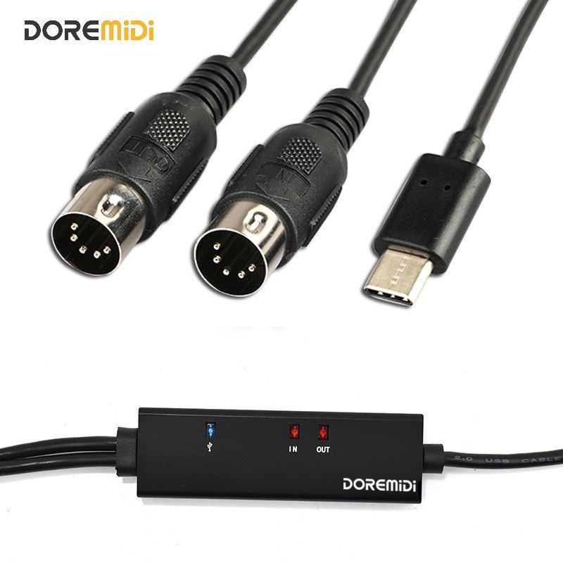 Doremidi MIDI สายเคเบิล USB Type-C เป็น MIDI สําหรับระบบ Android MAC Windows | Shopee Thailand